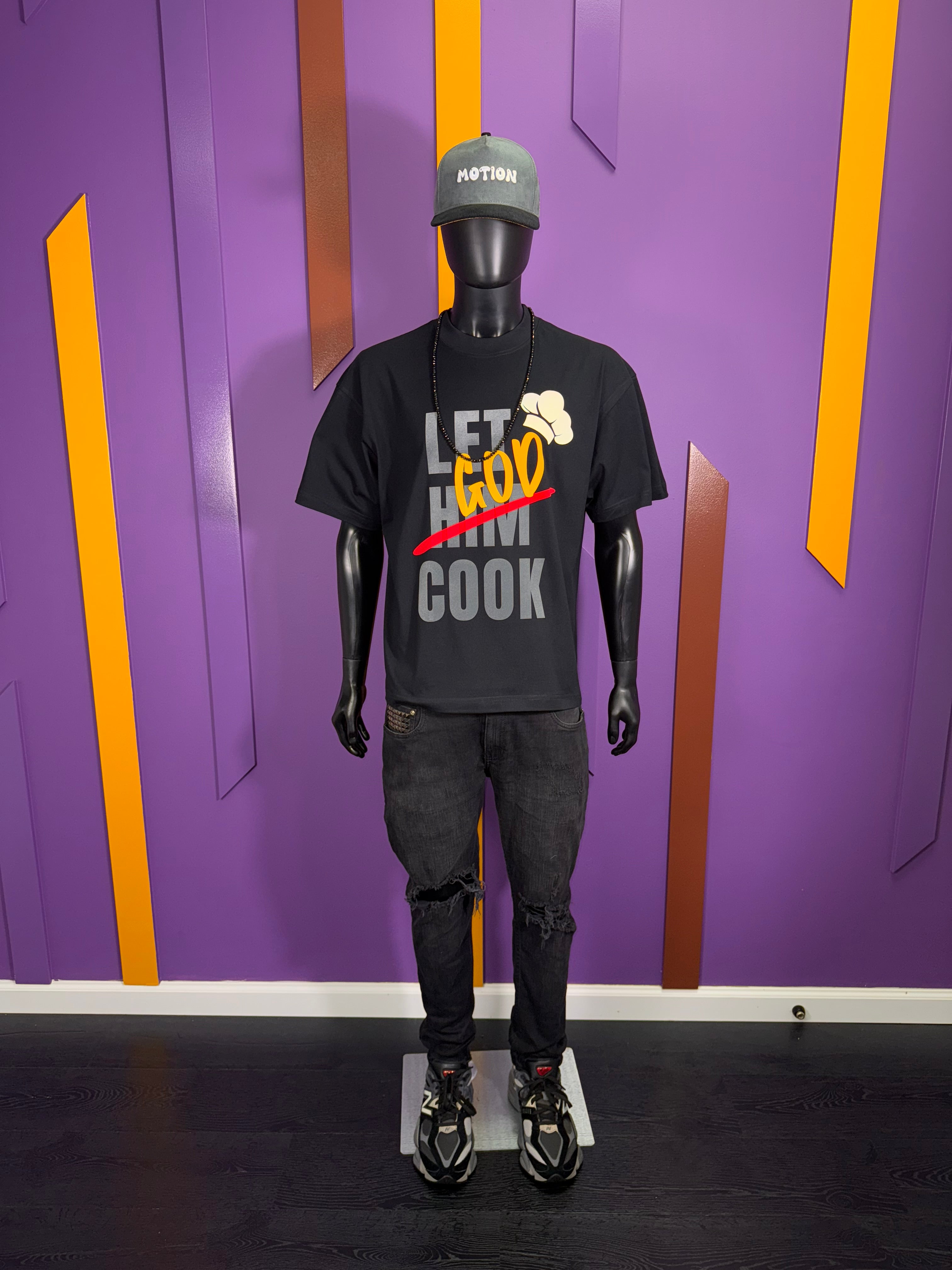 Let God Cook Statement Tee – Heaven Approved